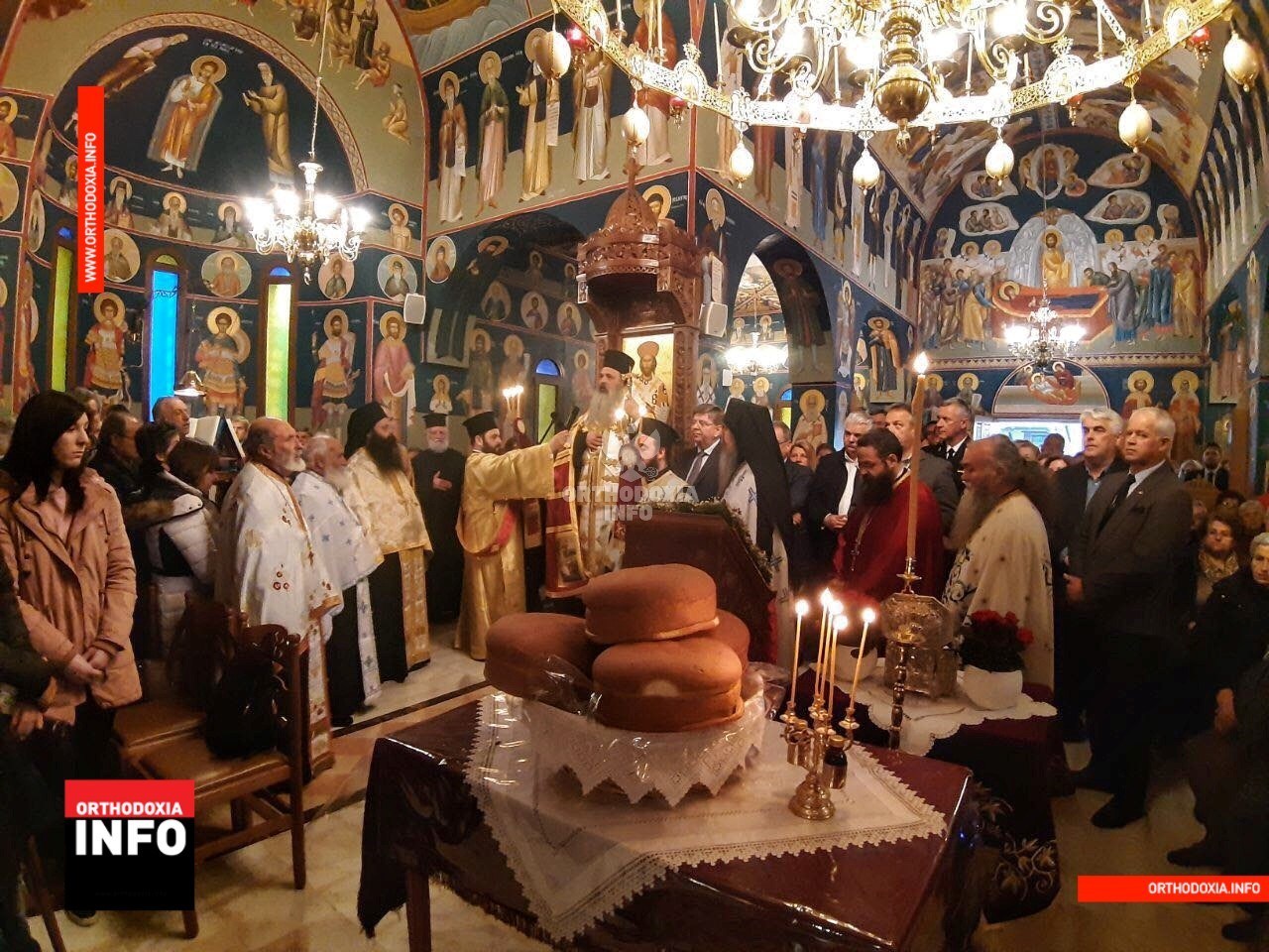 Λαμπρός εορτασμός στην ιστορική μονή Αγίων Θεοδώρων Καλαμπάκας - TV10