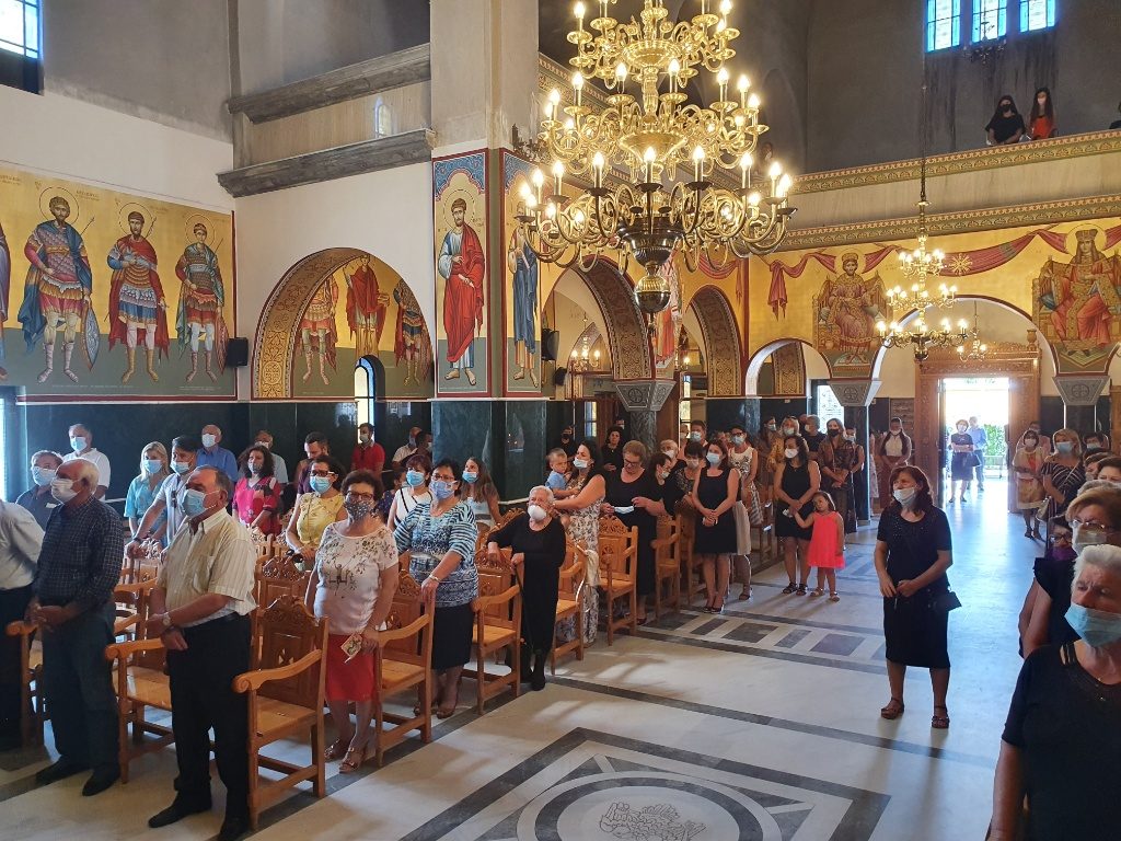 Υποδοχή της εικόνας της Παναγίας Οδηγήτριας στην Οιχαλία Τρικάλων (φωτο ...