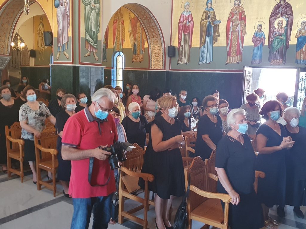 Υποδοχή της εικόνας της Παναγίας Οδηγήτριας στην Οιχαλία Τρικάλων (φωτο ...