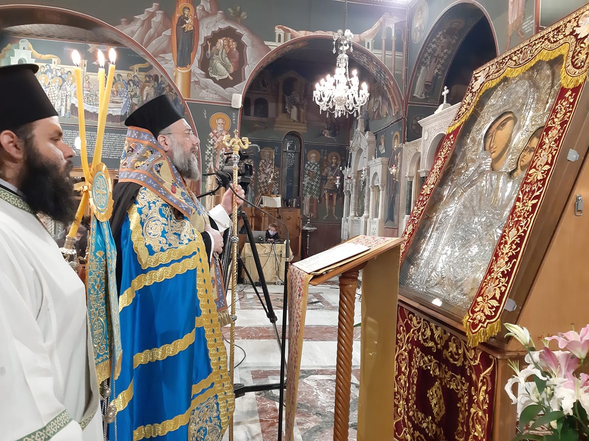 Ακολουθία Ακαθίστου Ύμνου στην Ιερά Μητρόπολη Τρίκκης, Γαρδικίου και ...