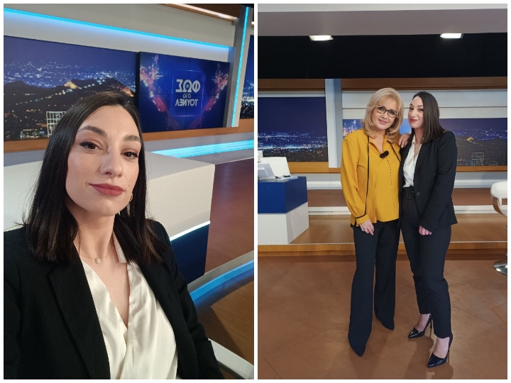 Η "δική" μας Έφη Τρίμμη απο το TV10, συνεργάτης της Αγγελικής Νικολούλη ...