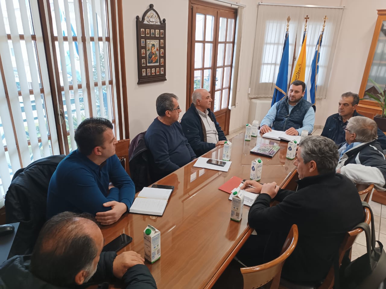 Συνάντηση εργασίας του Δημάρχου Μετεώρων με τους Προέδρους των χωριών ...