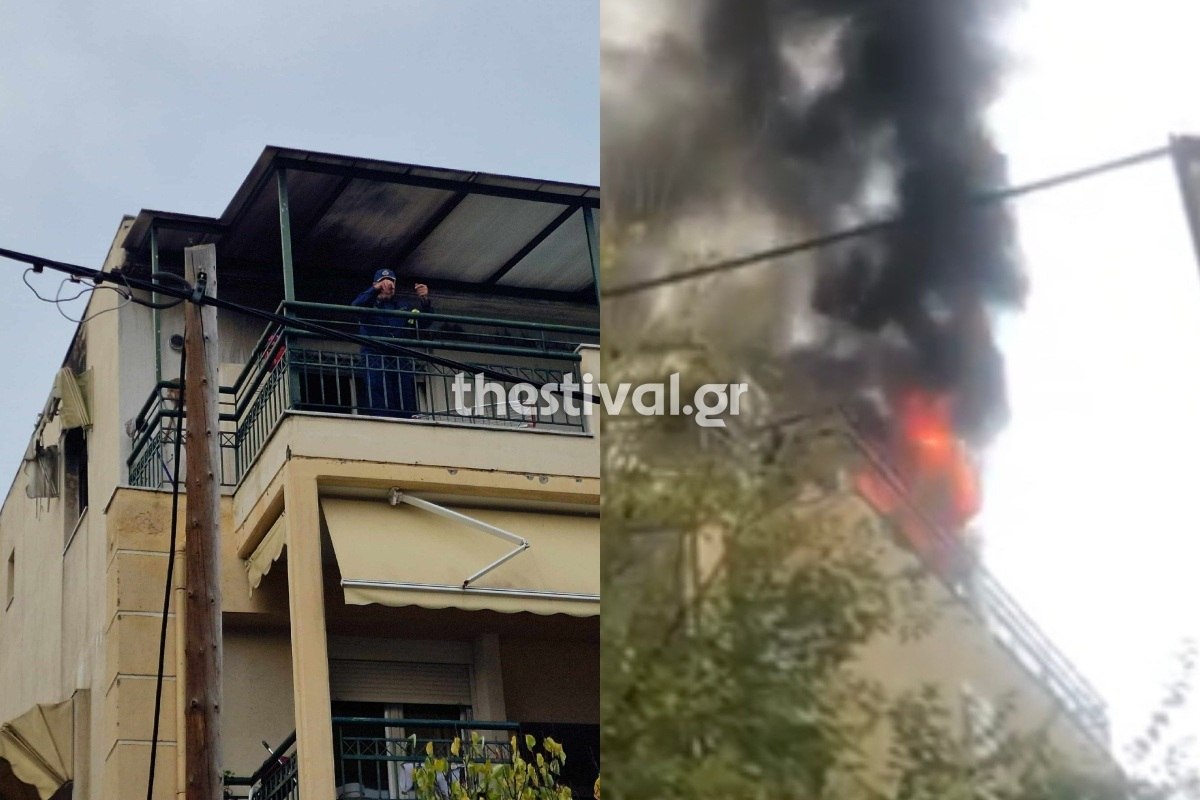 Στάχτη έγινε διαμέρισμα στη Θεσσαλονίκη – Οι πυροσβέστες απεγκλώβισαν ...